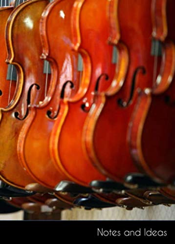 Notes and Ideas: Small Violin Musical Instrument Notebook | Journal A6 ...