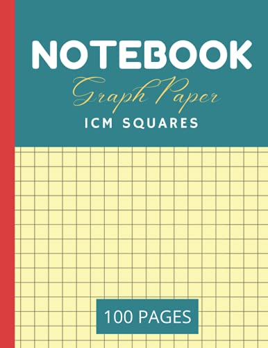 1 cm square graph paper notebook: 1cm graph paper,composition grid ...