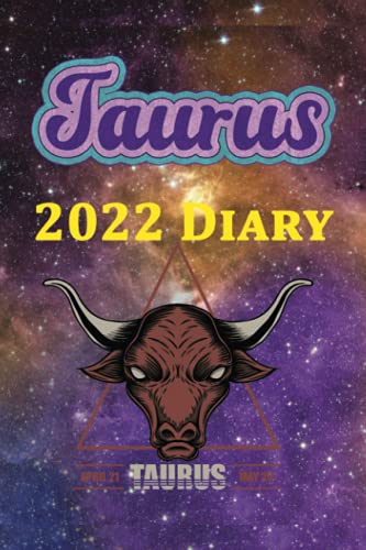 Taurus 2022 Diary: Star Signs Monthly Planner Calendar Organizer Gift ...