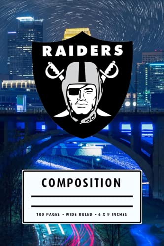 Composition: Las Vegas Raiders Notebook - Career Plan Notebook American ...