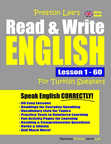 Preston Lee's Read & Write English Lesson 1 - 60 For Turkish Speakers ...