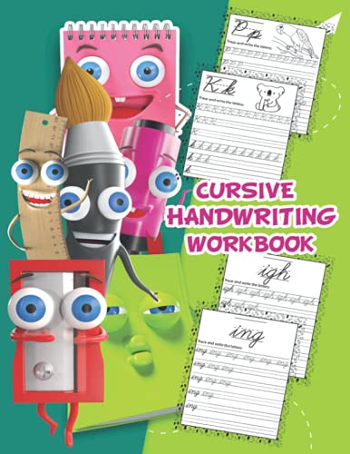 CURSIVE HANDWRITING WORKBOOK: A cursive Writing Practice Workbook for ...
