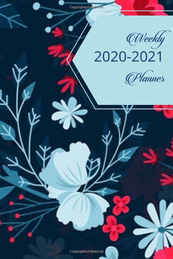 2020-2021 Weekly Planner: 2020-2021 Two Year Weekly Planner, 24 Months ...