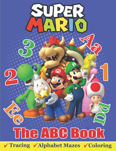 Marió The ABC Book: Letter Tracing & Numbers | Marió Activity Book for ...