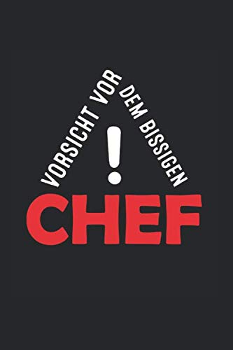 Vorsicht Vor Dem Bissigen Chef: Din A5 Liniertes (Linien) Heft Für Boss ...