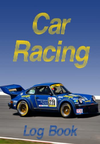 Car Racing Log Book: Motor racing record book 7"x 10, 101 pages, car ...