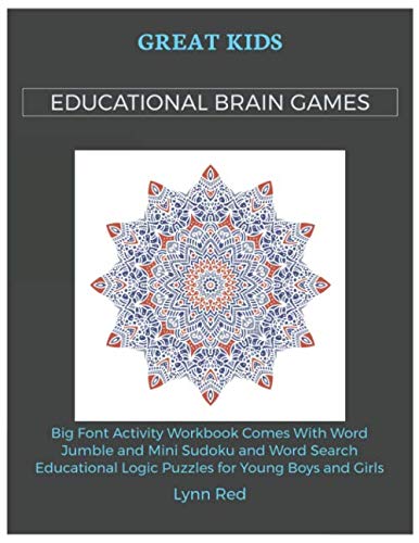 Great Kids Educational Brain Games: Big Font Activity Workbook Comes ...