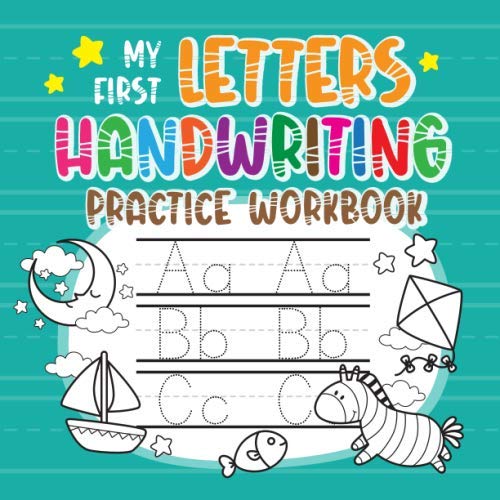 My First Letters Handwriting Practice workbook: Trace Alphabet, enjoys ...