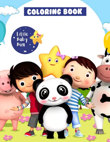 Little Baby Bum Coloring Book: Interesting coloring book suitable for ...