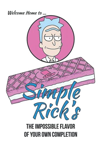 Rick And Morty Simple Rick's Notebook: - 6 x 9 inches with 110 pages by ...