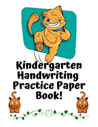 Kindergarten Handwriting Practice Paper Book: for Kids Learning to ...