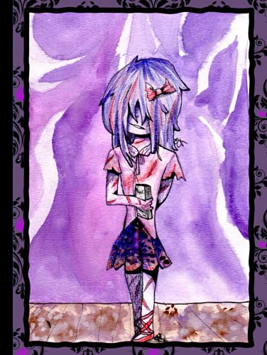 Notebook: Goth, creepy cute, lined composition notebook, 200 pages by ...