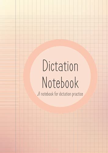 Dictation Notebook: A Notebook for Dictation Practice | Red and Gold by ...