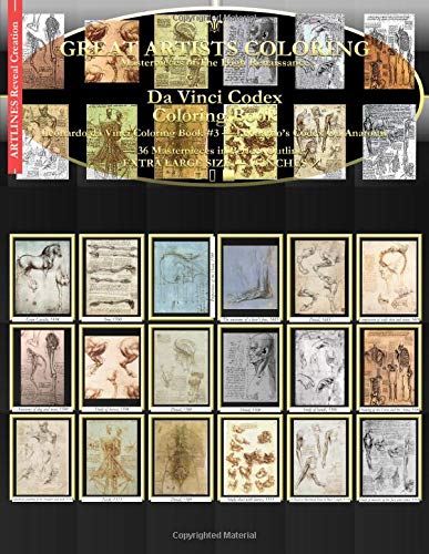 Da Vinci Codex Coloring Book: Leonardo da Vinci Coloring Book #3 ...