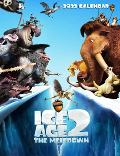 Ice Age Calendar 2022: Cartoon calendar, 2022-2023 calendar - 18 month ...