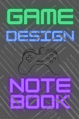 Game Design Notebook: video game design notebook for key frames ...
