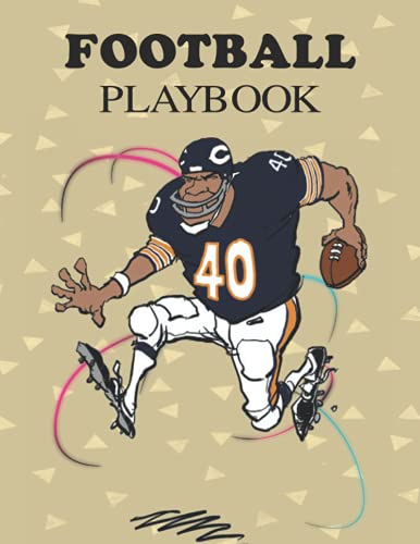 Football Playbook: Football Playbook Notebook with Field Diagrams for ...