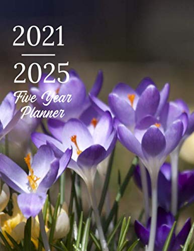 Five Year Planner 2021-2025: Monthly Notebook, Book, Planner, Organizer ...