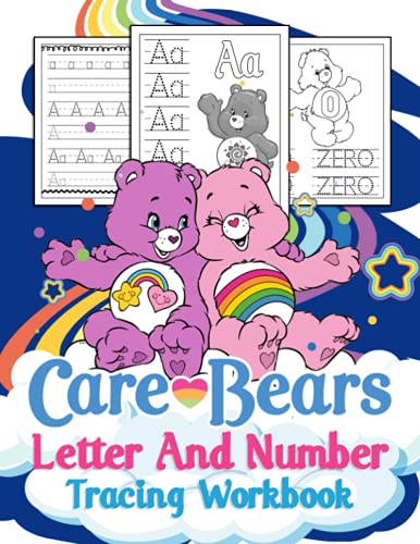Care Bears Letter And Number Tracing Workbook: An Interesting Book For ...