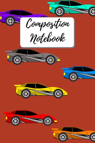 Composition Notebook: Sports Cars For Kids Boys And Girls Students by ...