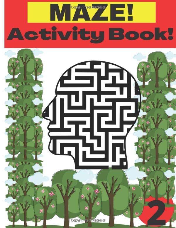 Maze Activity Book: maze books for kids | 4-5 4-6 4-8 | Mind activity ...
