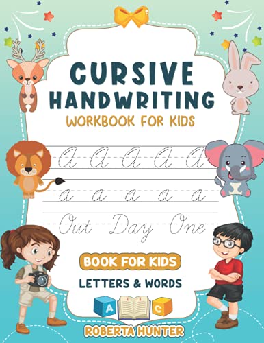 Cursive Handwriting Workbook for Kids: Fun and Engaging Cursive Writing ...