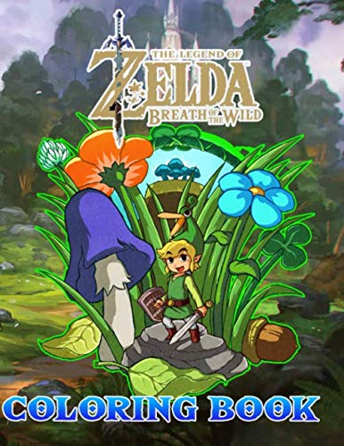 The Legend Of Zelda Coloring Book: 50+ Great Coloring Pages for Kids ...