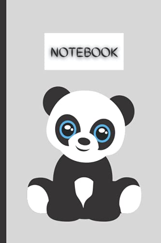 Panda Notebook: Cute Panda Animal Compostion Notebook for Girls Who ...