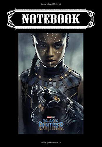 Notebook: Marvel Black Panther Movie Shuri Poster Graphic, Journal 6 x ...