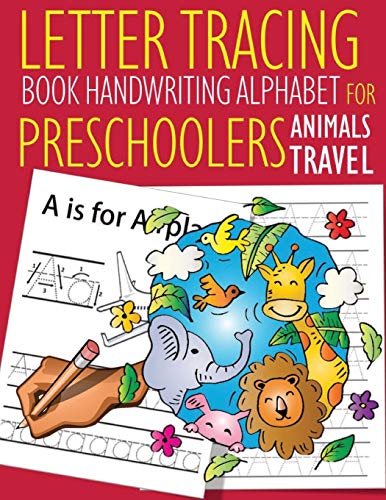 Letter Tracing Book Handwriting Alphabet for Preschoolers Animals ...