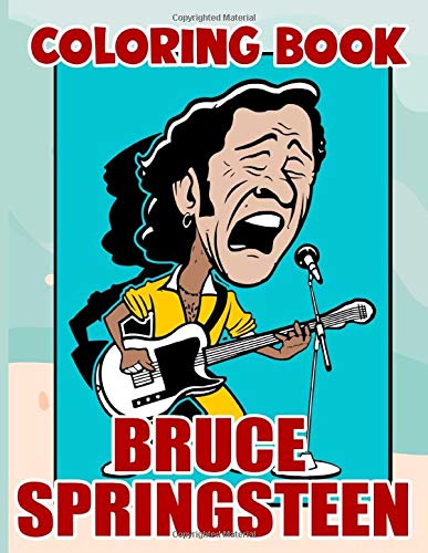 Bruce Springsteen Coloring Book: Color Wonder Bruce Springsteen ...