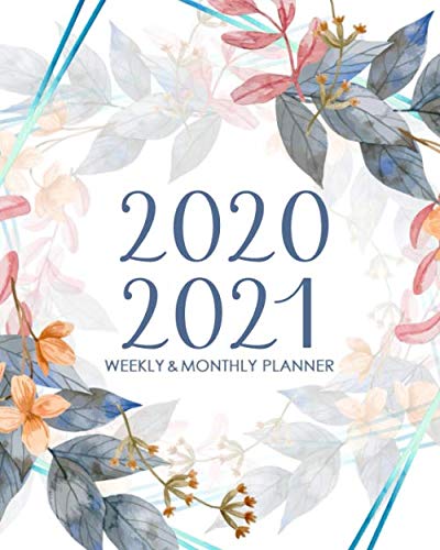 2020-2021 Weekly and Monthly Planner: July 2020 to June 2021 Academic 2 ...