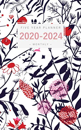 Five Year Planner 2020-2024: 5x8 Monthly Notebook Organizer Small | 5 ...