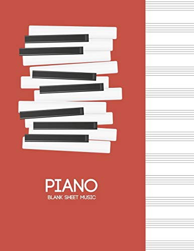 Piano Blank Sheet Music: Manuscript Paper * Large (8.5" x 11") * 12 ...