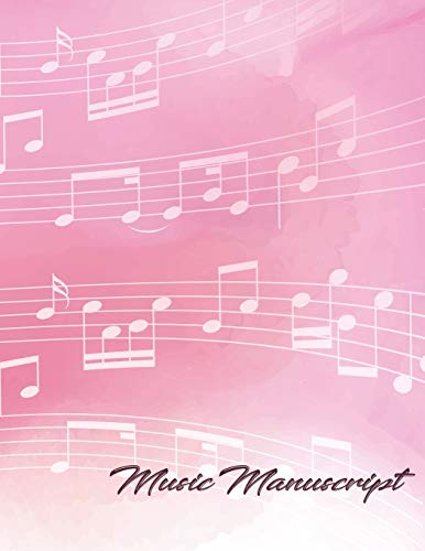 Music Manuscript: Manuscript Paper * Large (8.5" x 11") * 12 Stave ...