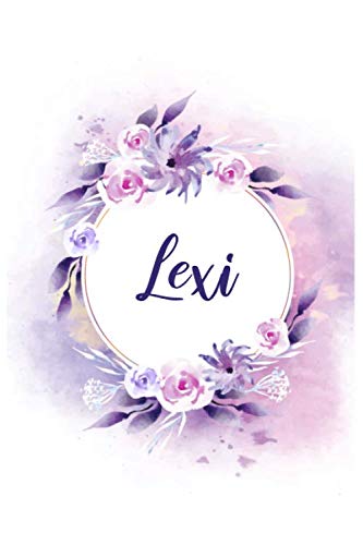 Lexi: Lined Writing Notebook Journal with Personalized Name, 120 Pages ...