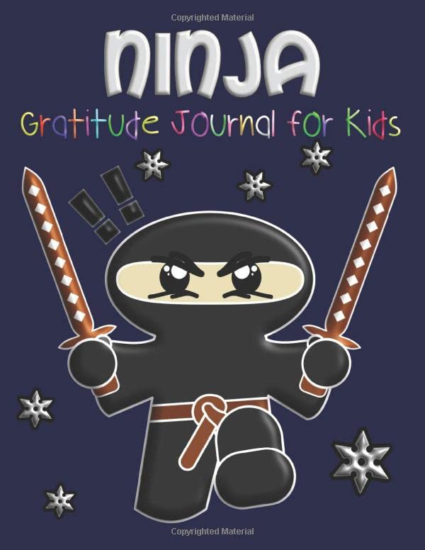 Ninja Gratitude Journal for Kids: Cute Daily Gratitude Journal with ...