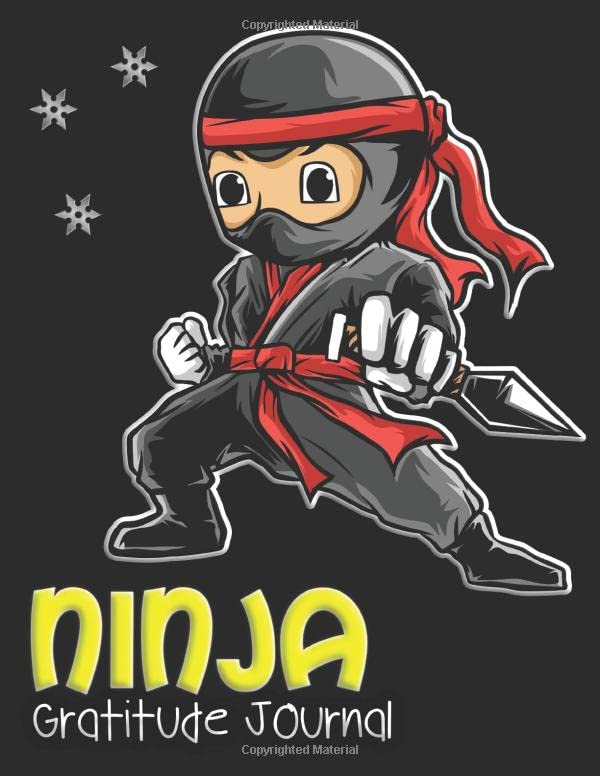 Ninja Gratitude Journal: Cute Daily Gratitude Journal with Prompts for ...