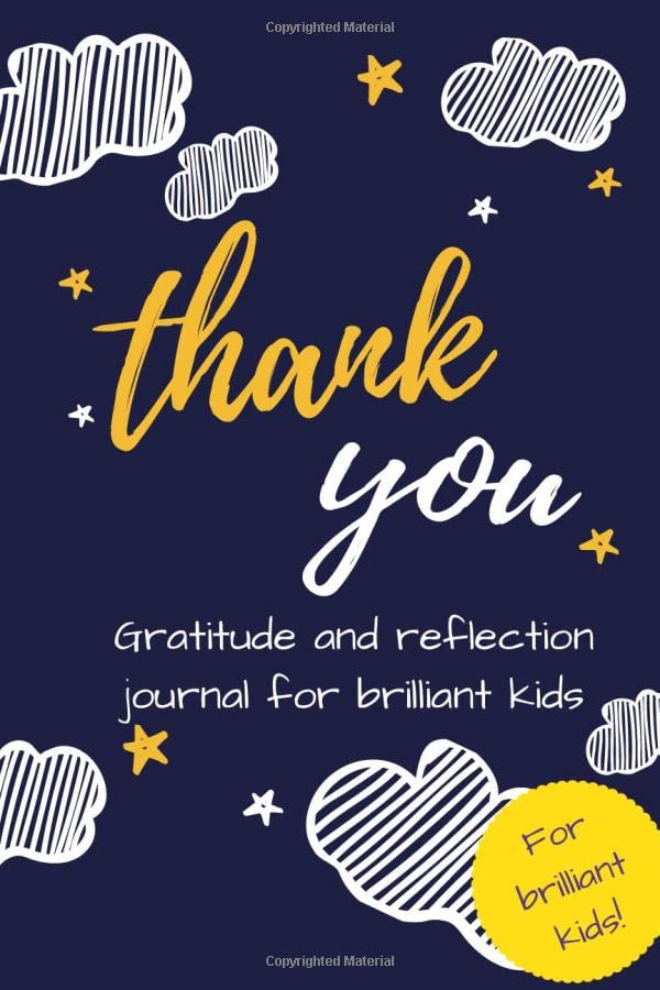 Thank you: Gratitude and reflection journal for brilliant kids by Top ...