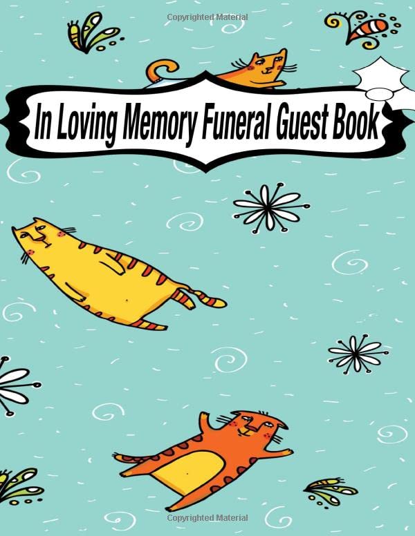 In Loving Memory Funeral Guest Book: Memorial Guest Book, Registration ...