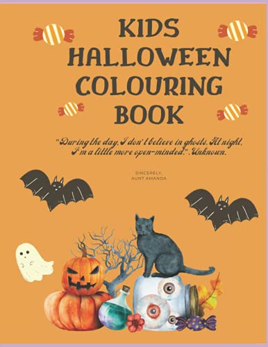 kids halloween colouring book: best halloween books for kids | coloring ...
