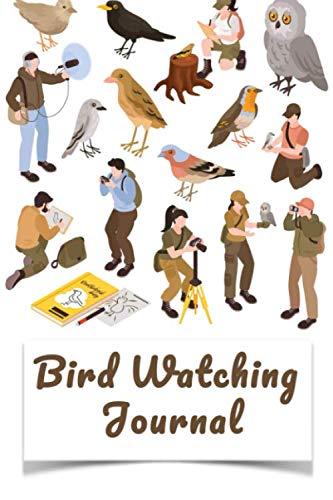 Bird Watching Journal: Cute Bird Watching Log Book for Kids, Great ...