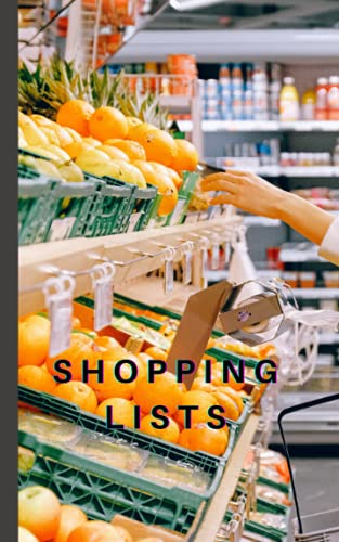 Shopping Lists: a notebook for your daily or weekly shopping sprees. by ...