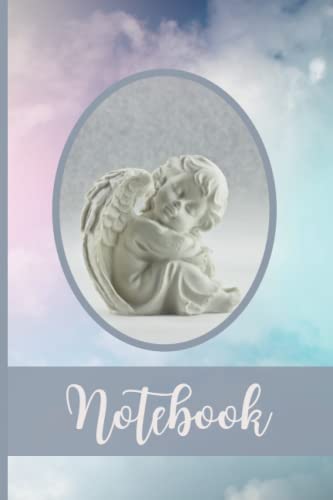 Notebook: Angel notebook with a unique quote and prayer with each book ...