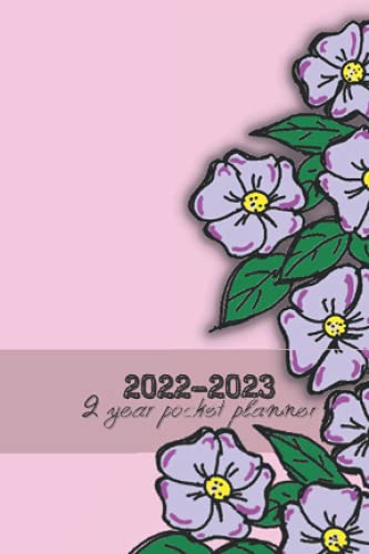 2 Year Pocket Planner 2022 2023 24 Months Floral Mini Calendar For 2-year-pocket-planner-2022-2023-24-months-floral-mini-calendar-for