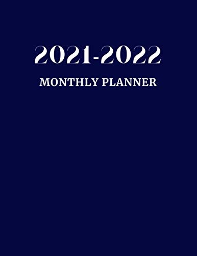 2021-2022 MONTHLY PLANNER: Two Year 24 Months Calendar Monthly Planner ...