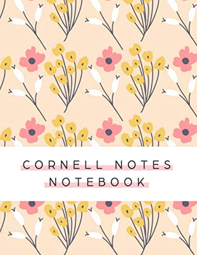 Cornell Notes Notebook: Pretty Large Notebook for Cornell Style Notes ...