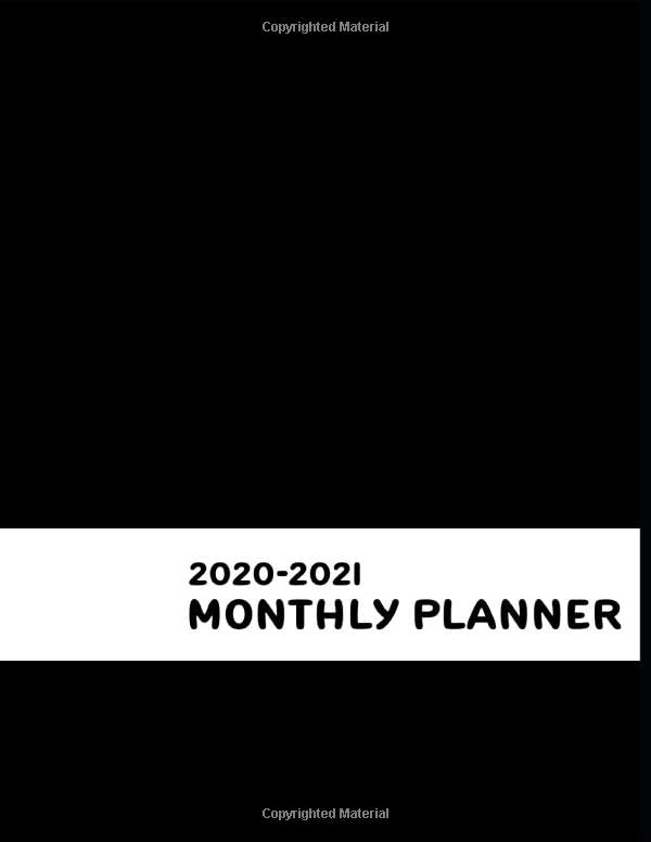 2020-2021 Two Year Planner: Two Years 24 Months Calendar Monthly: Two ...