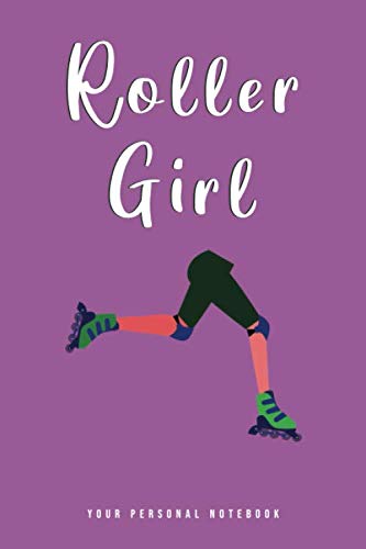 Roller Girl Blank Lined Notebook Journal For Women And Girls Roller