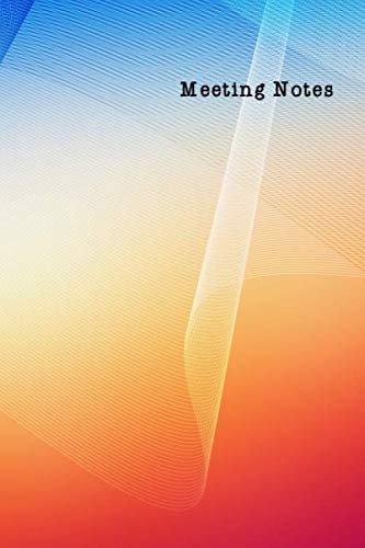 Meeting Notes: Business Organizer Notebook for Meetings | Minutes ...